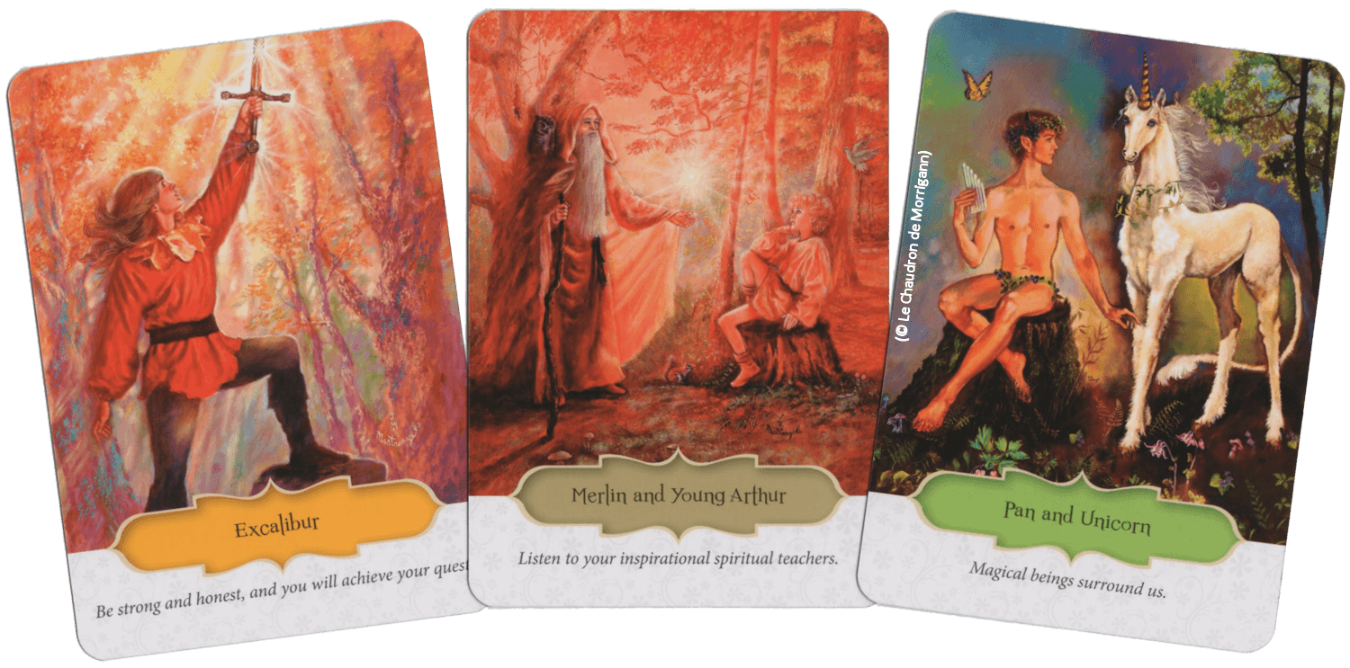 Le Chaudron de Morrigann: Inspirational Visions Oracle Cards